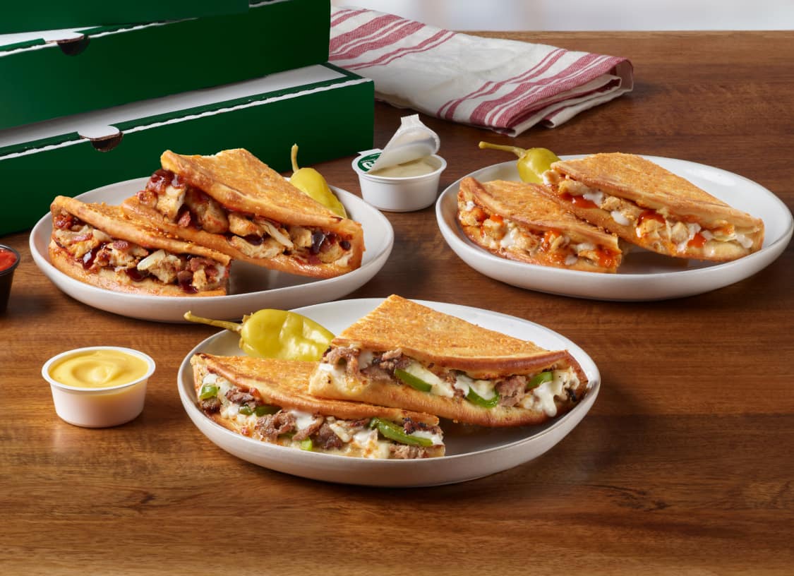 Parmesan Crusted Create Your Own Papadia - Part Pizza. Part Sandwich ...